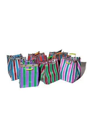 PUEBCO Recycled Rectangle Plastic Bag - Pink