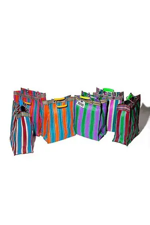 PUEBCO Recycled Rectangle D15 Shopper - Green - Medium