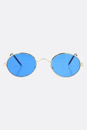 GIANT VINTAGE SUNGLASSES Giant Vintage Gogs Oval Sunglasses - Sky