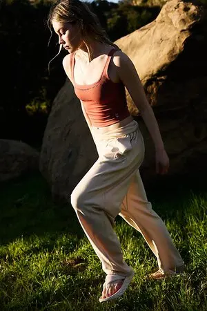 Free People FP Movement Hot Shot Harem Pants Oatmilk