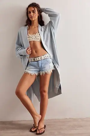 Free People We The Free Dreamy Cardi - Ballad Blue