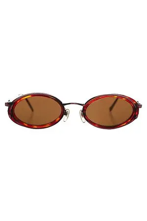 SUNGLASS MUSEUM Vintage Dorian Sunglasses - Brown Motif