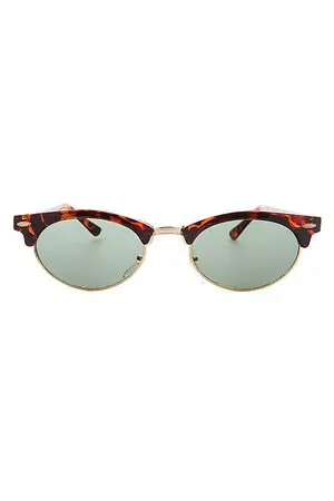 SUNGLASS MUSEUM Vintage Shelby Clubmaster Sunglasses | Sunglass Museum Brown