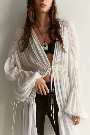 Free People Juliet Duster - Ivory