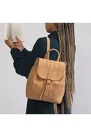 TIRADIA CORK Signature Backpack - Natural Cork