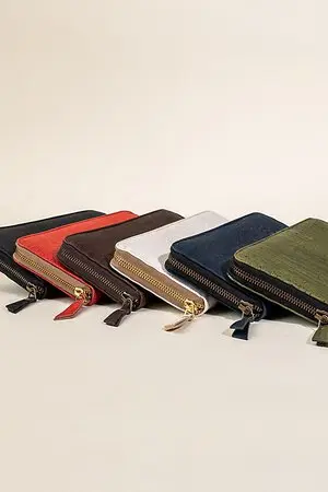 TIRADIA CORK Tiradia Just Right Wallet - Red