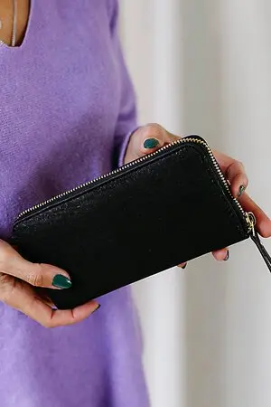 TIRADIA CORK Tiradia Just Enough Wallet - Black