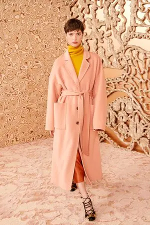 【美品】Hamilton Wool  Coat nude rose Paparazzi' Alpaca Wool Belted Coat in Polverosa Rosa – Santinni