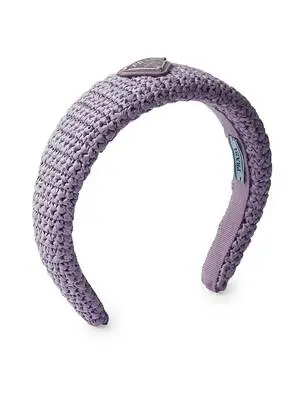 Prada Crochet Headband Purple