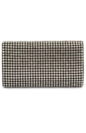 OLGA BERG Mariana Crystal Clutch