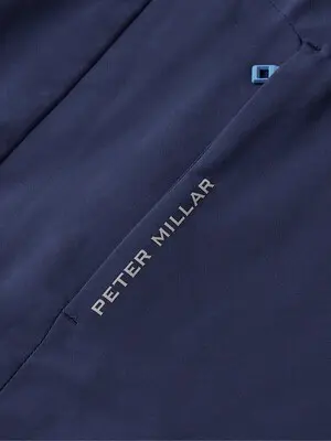 Peter Millar Dunes Logo-print Colour-block Stretch-jersey Golf Jacket