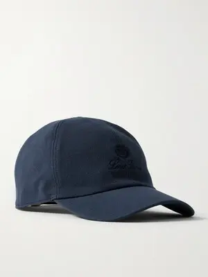 Loro Piana Logo-embroidered Baseball Cap - Blue