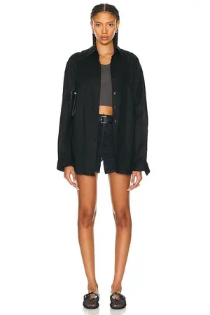AGOLDE Parker Long Denim Short - Cat