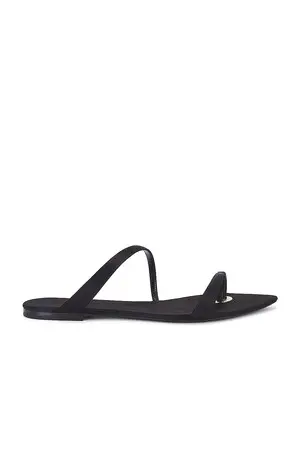 Saint Laurent Tanger Flat Slide - Noir