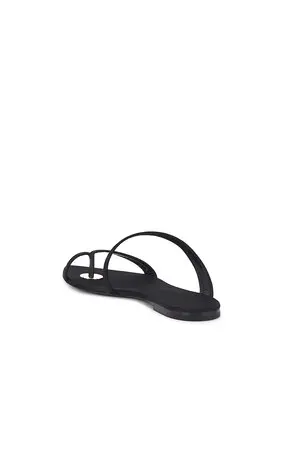 Saint Laurent Tanger Flat Slide - Noir