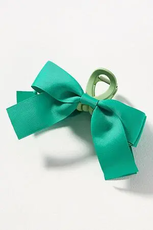 Anthropologie Bow Hair Claw Clip - Blue