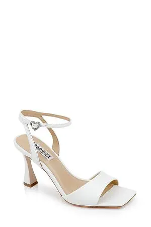 Badgley Mischka Badgley Mischka Cady Heeled Sandals White