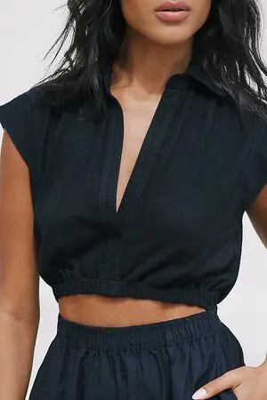 Anthropologie Short-sleeve Cutout Mini Dress