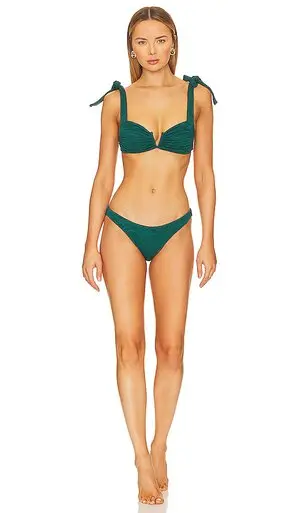 Tularosa Seashell Top - Hunter Green