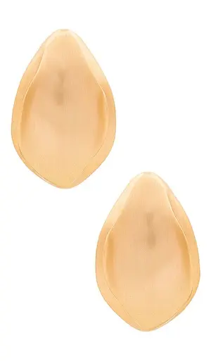 Cult Gaia Erin Clip-on Earrings - Brushed Brass