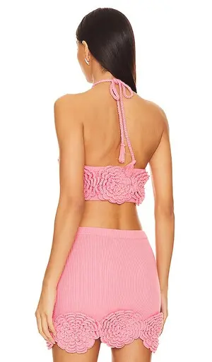 LOVERS AND FRIENDS Ashby Crochet Top