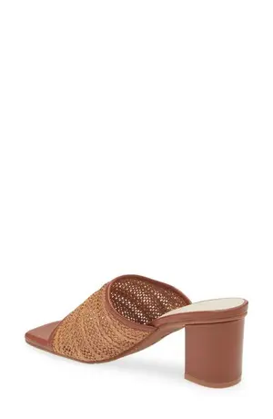 CHOCOLAT BLU Delsy Raffia Slide Sandal