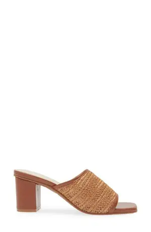 CHOCOLAT BLU Delsy Raffia Slide Sandal