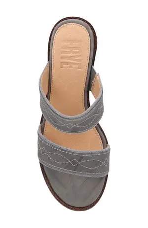 Frye Pipa Platform Sandal - Grey Sky