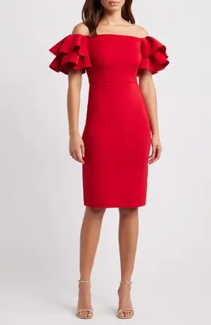 Eliza J Short Sleeve Cocktail Dresses