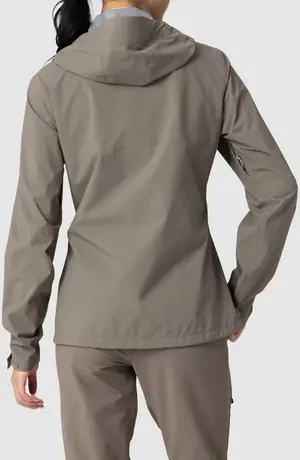 OUTDOOR RESEARCH Stratoburst Packable Rain Jacket - Gravel