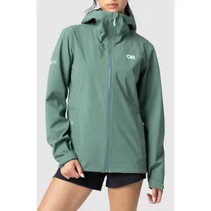 OUTDOOR RESEARCH Stratoburst Packable Rain Jacket - Malachite