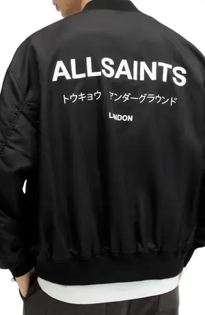 ALLSAINTS Underground Nylon Bomber Jacket