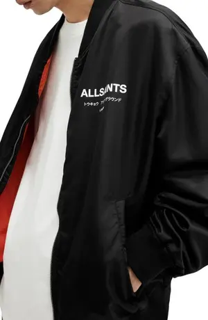ALLSAINTS Underground Nylon Bomber Jacket