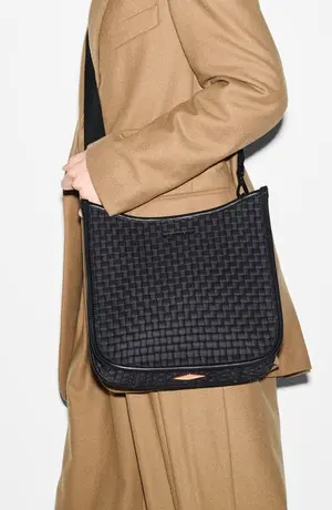 Mz Wallace Woven Nylon Box Crossbody