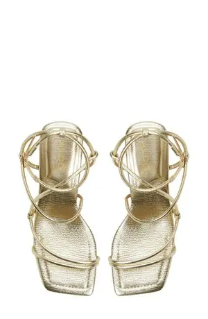 Aldo Harmonni Strappy Sandals - Gold