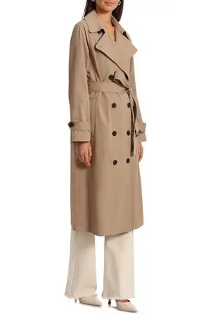 Avec Les Filles Oversized Lightweight Trench Coat