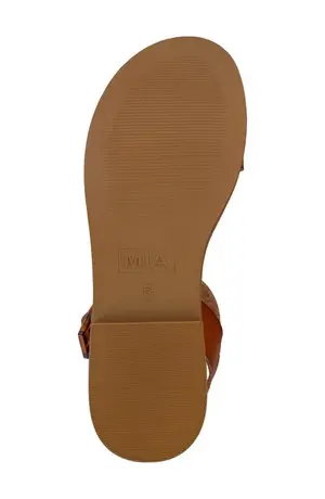 Mia Peyton Ankle Strap Sandal - Cognac
