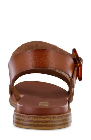 Mia Peyton Ankle Strap Sandal - Cognac