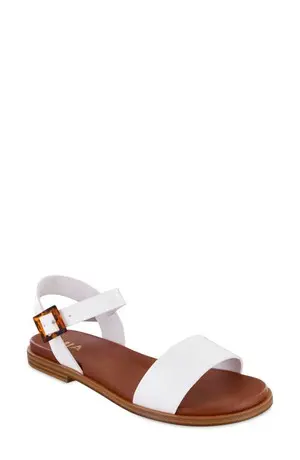 Mia Peyton Ankle Strap Sandal - White