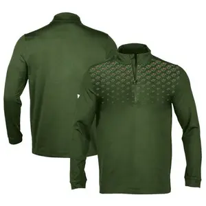 LEVELWEAR Minnesota Wild Nhl X Pga Scout Quarter-zip Pullover Top - Hunter Green