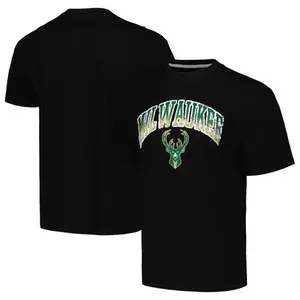 STADIUM ESSENTIALS Milwaukee Bucks Terrace T-shirt - Black