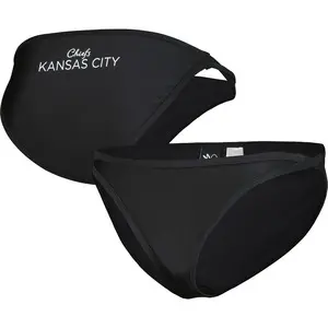 G-III 4HER BY CARL BANKS Kansas City Chiefs Hall Of Fame Bikini Bottom - Black