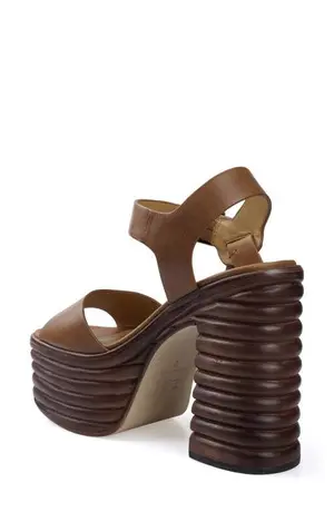 ZIGI Sadira Platform Sandal - Tan Leather