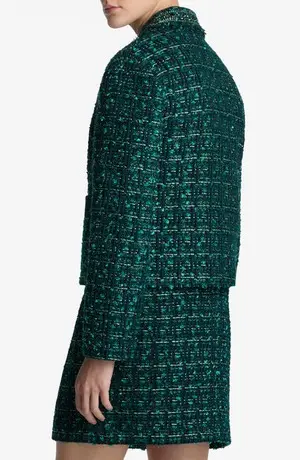 St. John Metallic Tweed Jacket