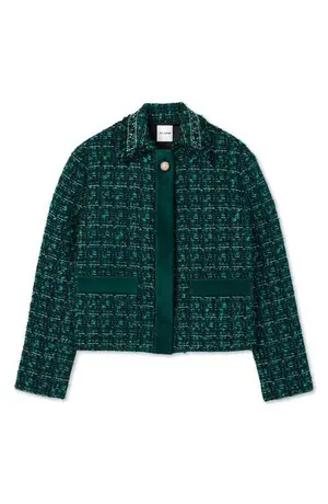 St. John Metallic Tweed Jacket