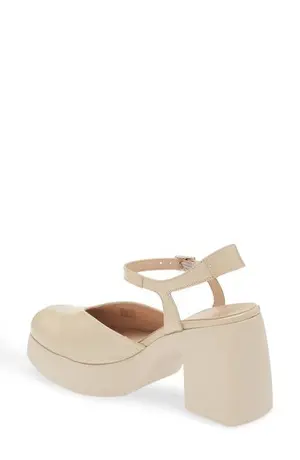 WONDERS Juana Platform Pump - Lack Natural