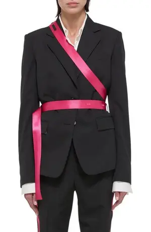 Helmut Lang Straight Hem Blazers For Women