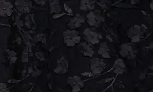 XSCAPE EVENINGS 3d Floral And Mesh Cutout Gown