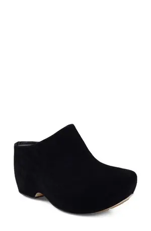ZIGI Raffaela Platform Clog - Black Suede