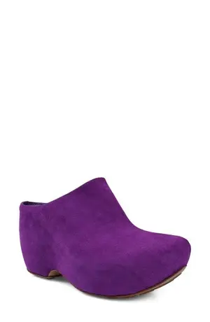 ZIGI Raffaela Platform Clog - Purple Suede